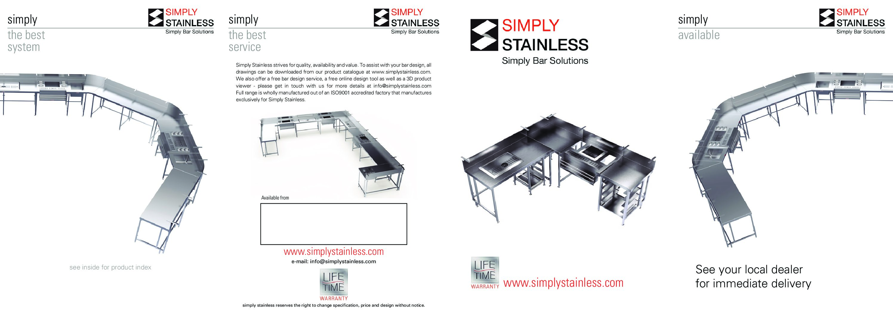 Simply Stainless Sbm Cs Cocktail Station Hiller
